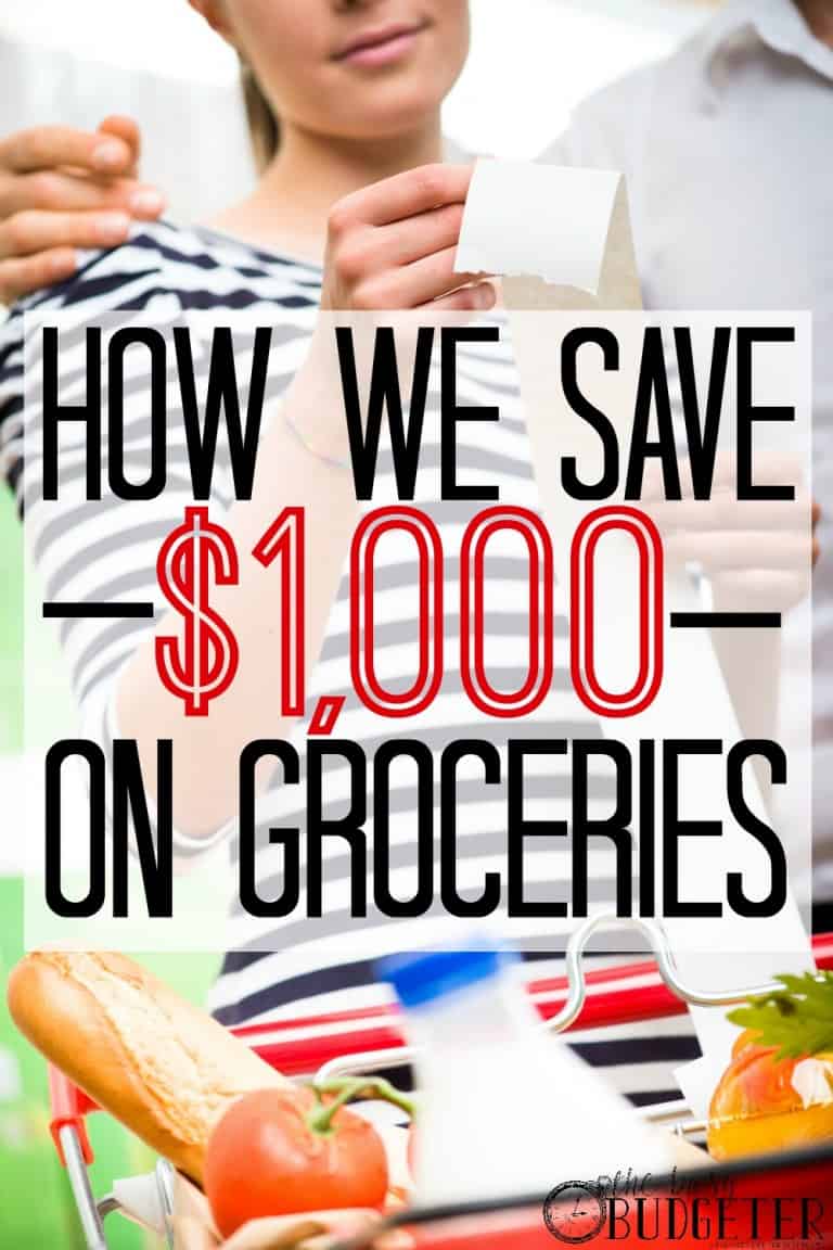 The Simplest Way to Save Money On Groceries | The Busy Budgeter