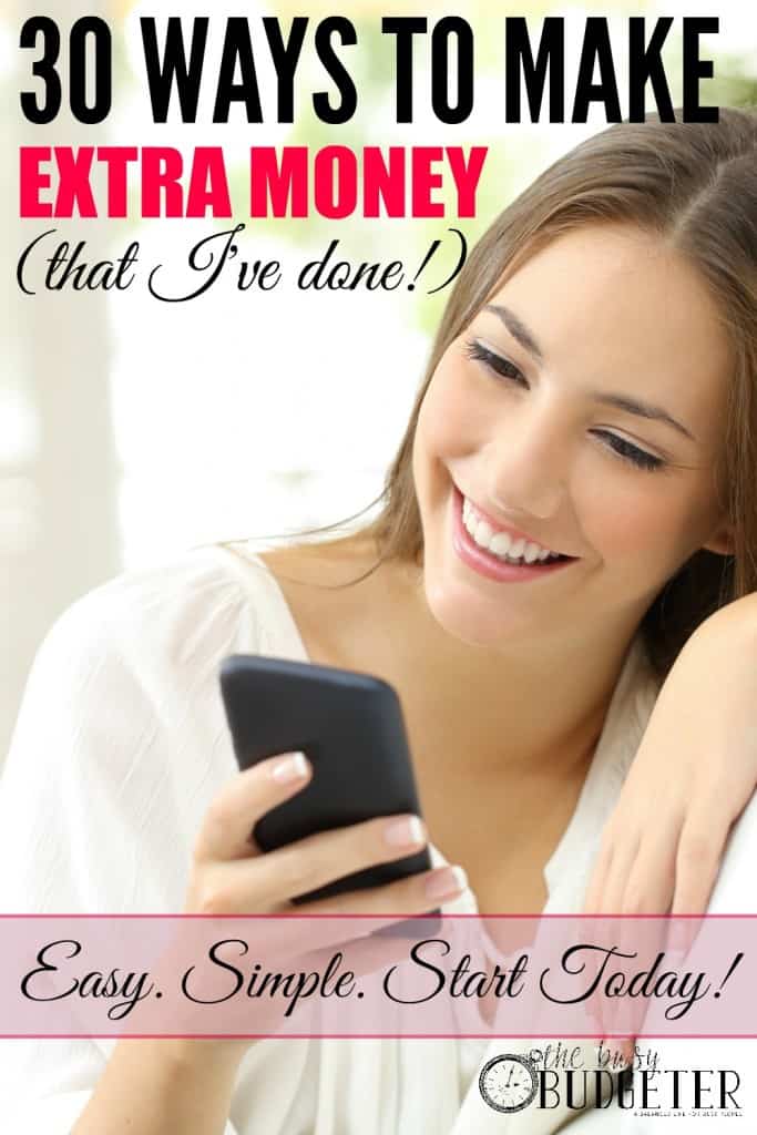 30 Side Hustles That You Easily Can Start Today! - The Busy Budgeter