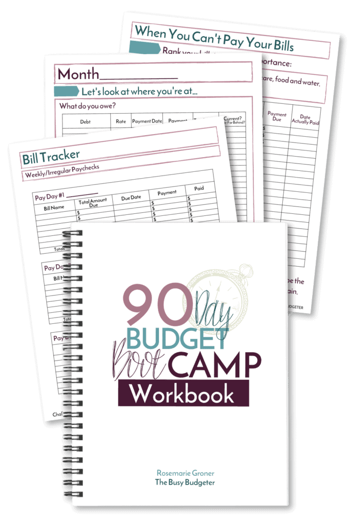 Free 90 Day Budget Bootcamp: Step By Step Program - The Busy Budgeter