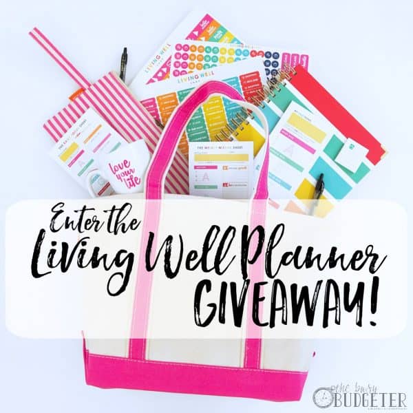 Living Well Planner Giveaway Has A Winner! | The Busy Budgeter