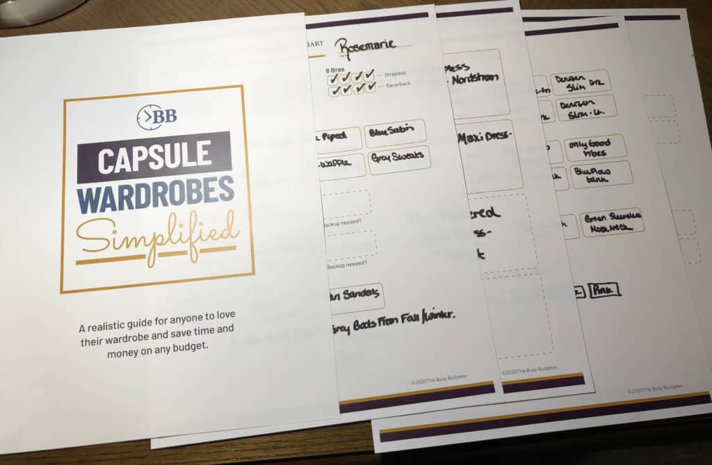 Capsule Wardrobe: A Realistic Guide For Any Budget. - The Busy Budgeter