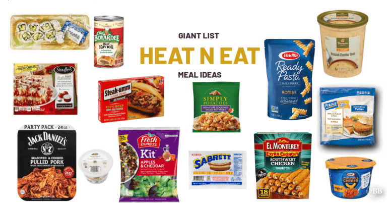 Ready Made Dinners - A Huge List Of Ideas. - The Busy Budgeter