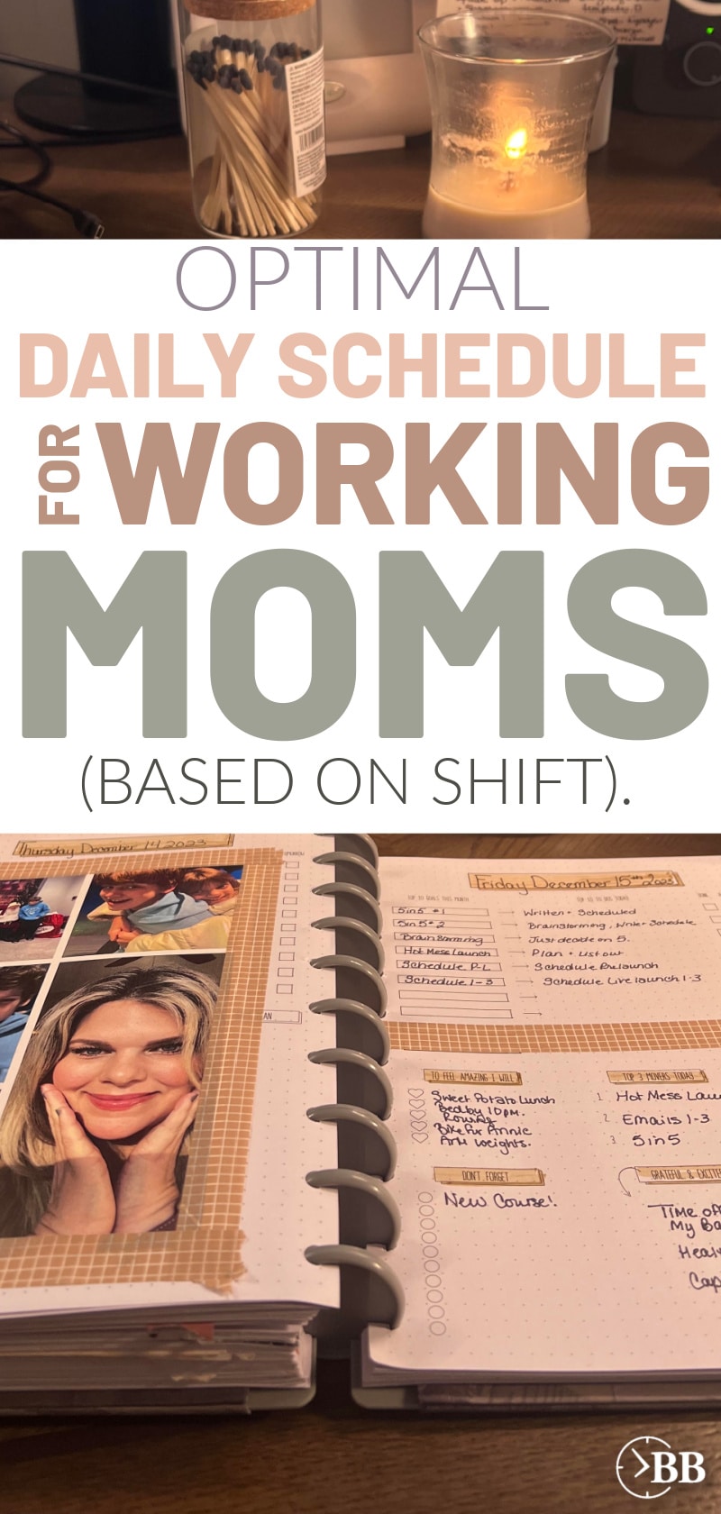 Optimal Daily Schedule for Working Moms (In Every Situation) - The Busy ...